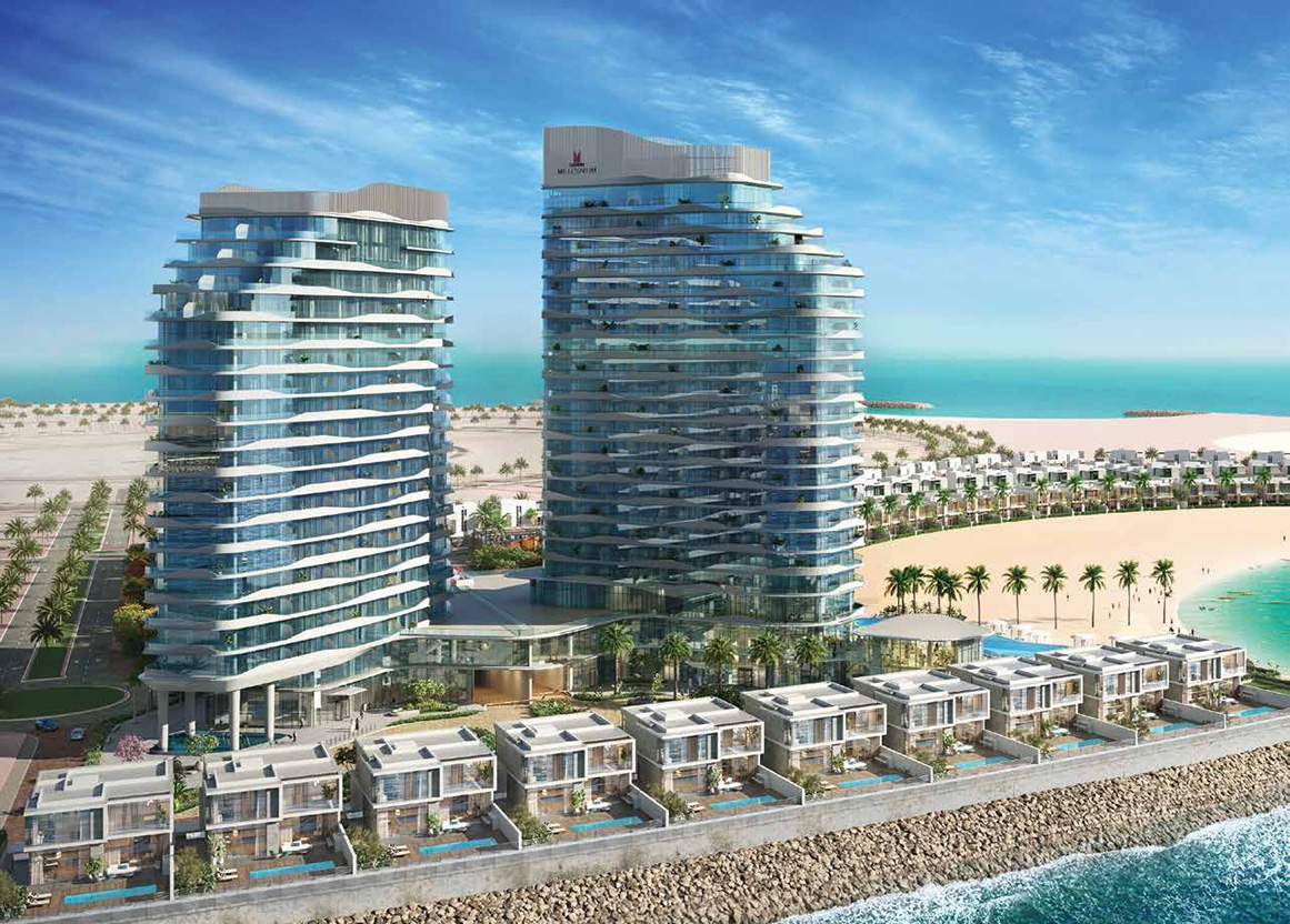 Al Danah Residential Tower by Dubai Investments in Danah Bay, Al Marjan ...