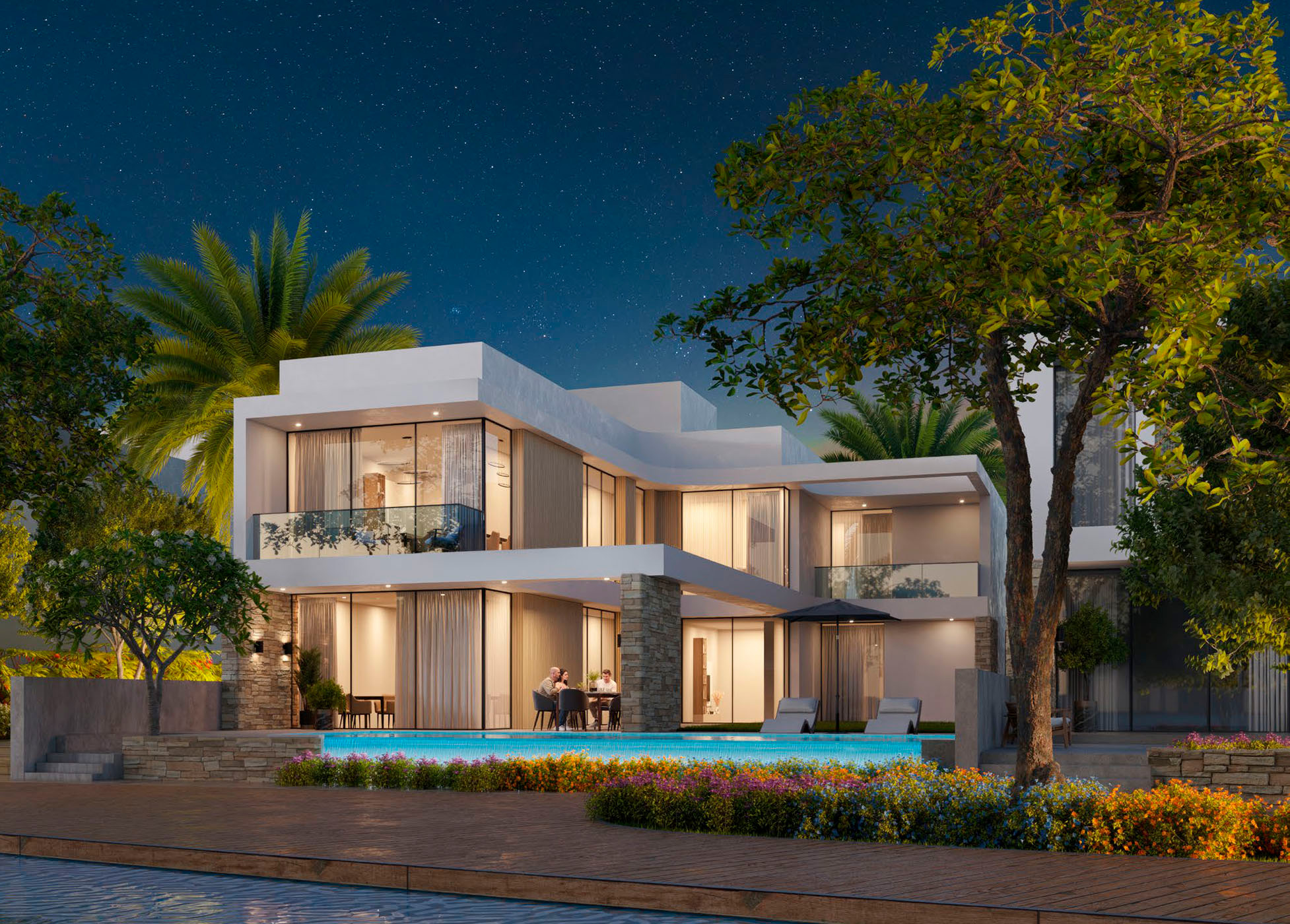 Palm Groove Villas by Sobha Realty on Sobha Siniya Island, Umm Al ...